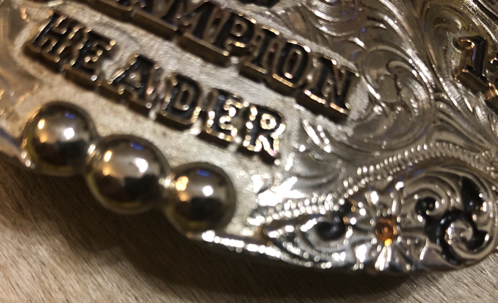 BNIB NATIVE AMERICAN Made Championship USTRC TEAM ROPING ROPER TROPHY ...