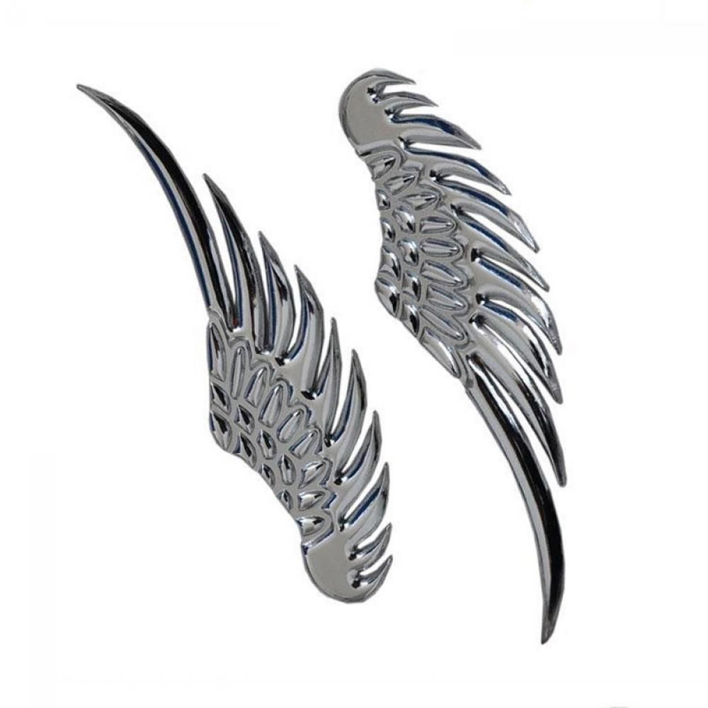 Car Emblem Badge Auto Sticker 3D Metal Angels Wings Decal | eBay