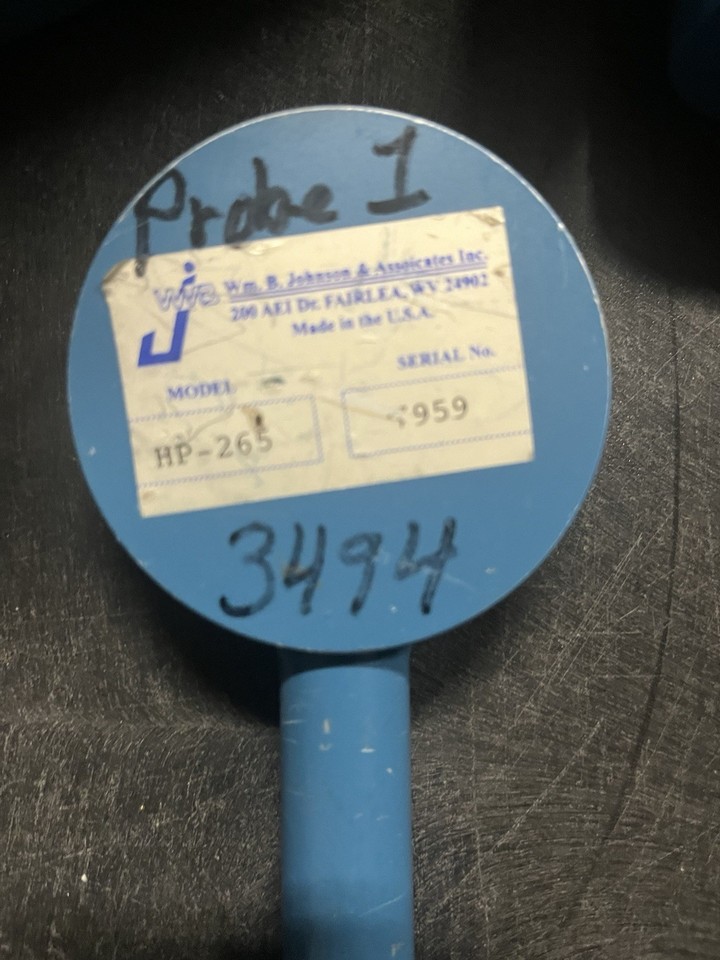 Johnson & Assoc pancake probe for survey meter geiger counter ...