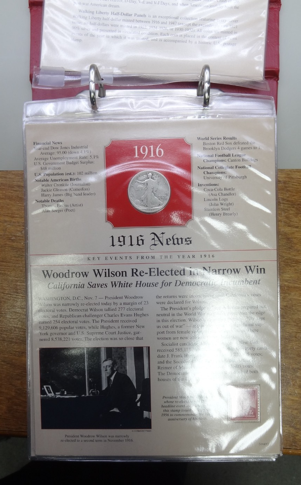 WALKING LIBERTY HALF-DOLLAR PANELS/ Postal Commemorative/24 Coins And ...