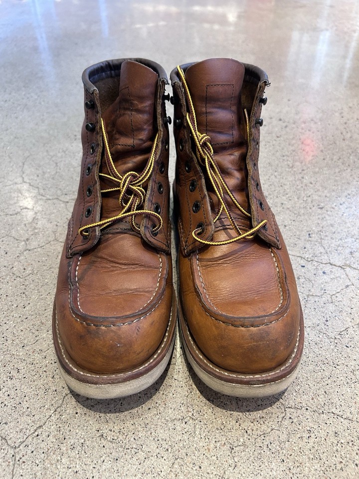 Red Wing 10875 Work Moc 6" Boot for Men 8.5D Made In USA | eBay