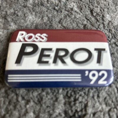 ROSS PEROT FOR PRESIDENT '92 PIN BUTTON | eBay