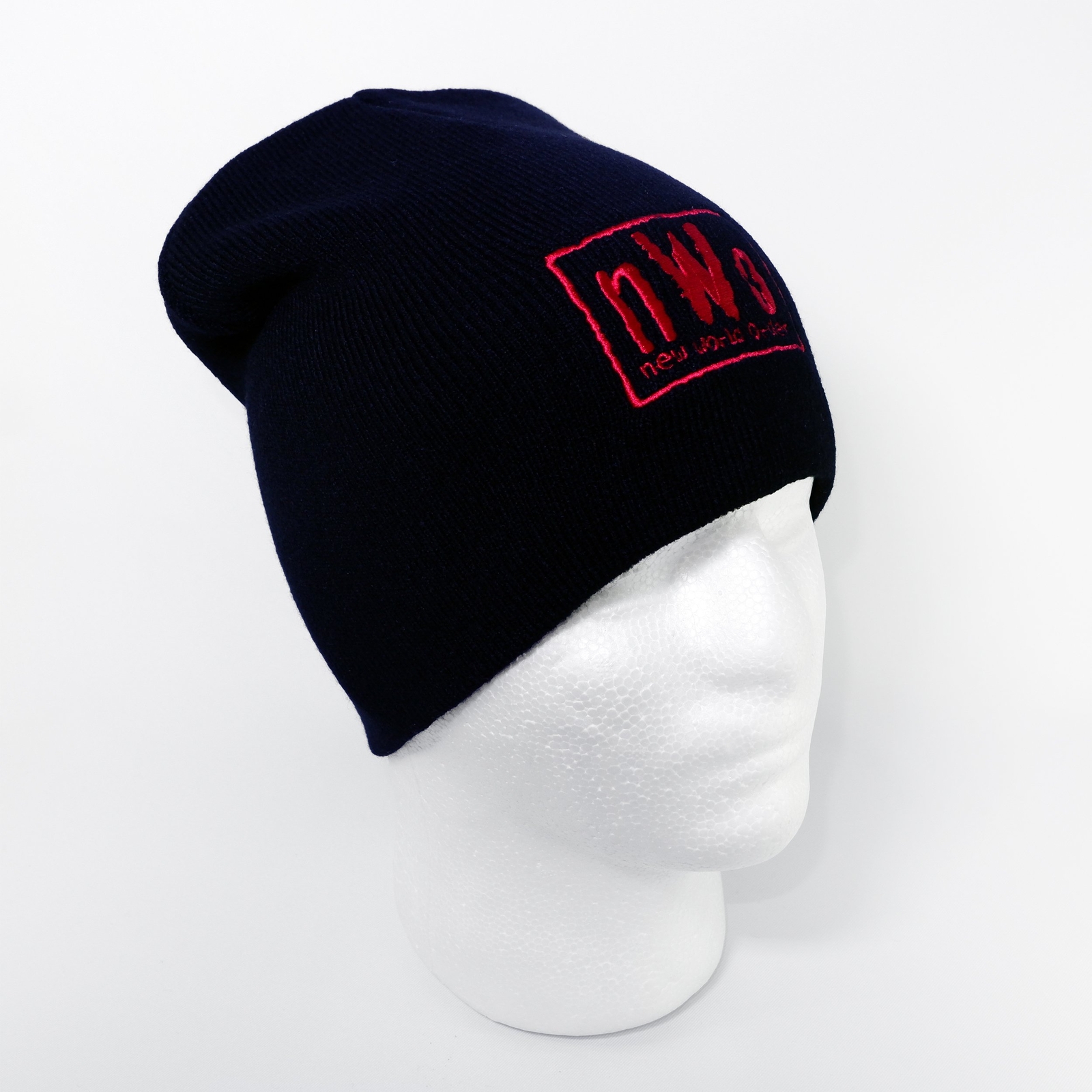 nWo New World Order Red Logo WCW Beanie Cap Hat | eBay