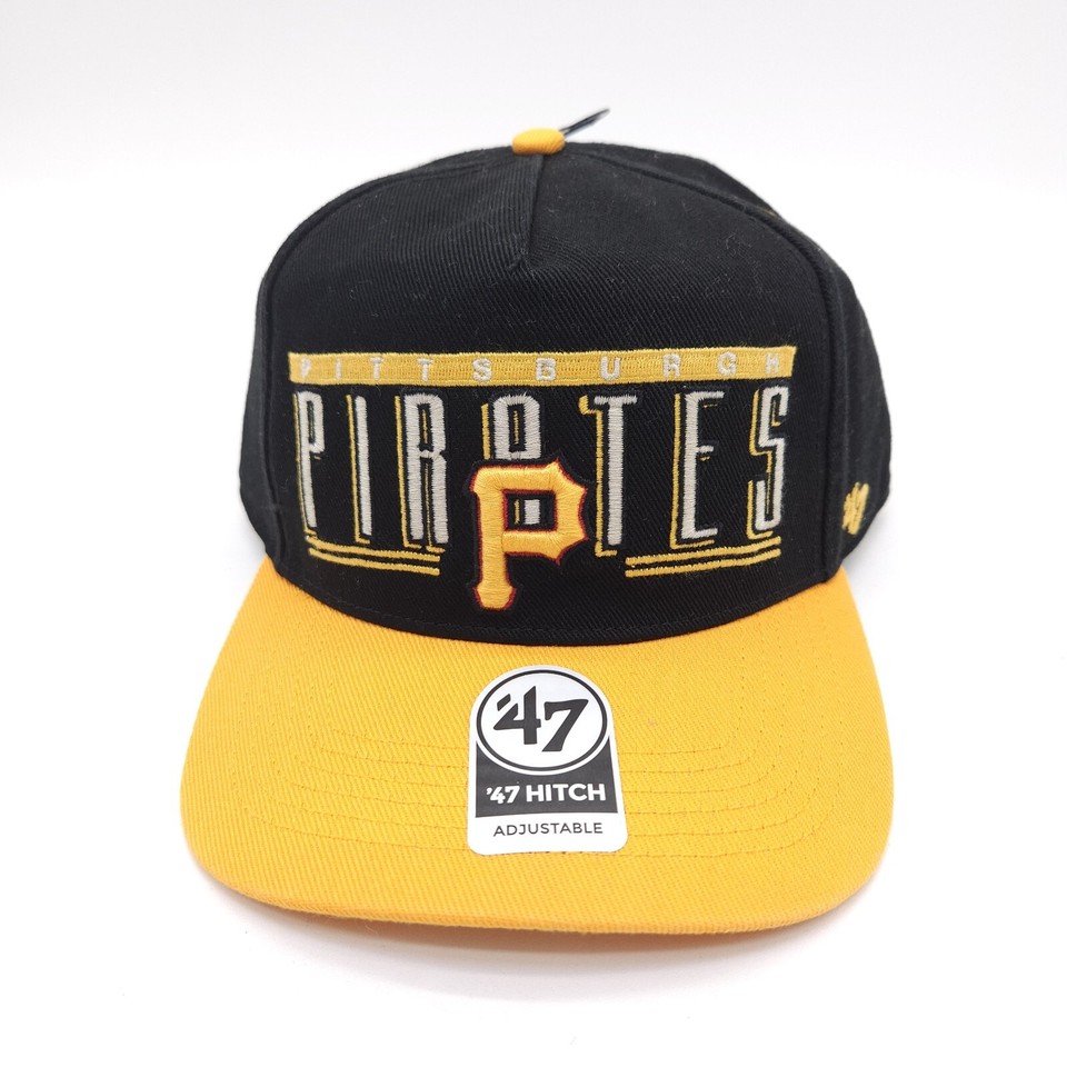 Pittsburgh Pirates '47 Hitch Double Header Baseline Snapback Hat ...