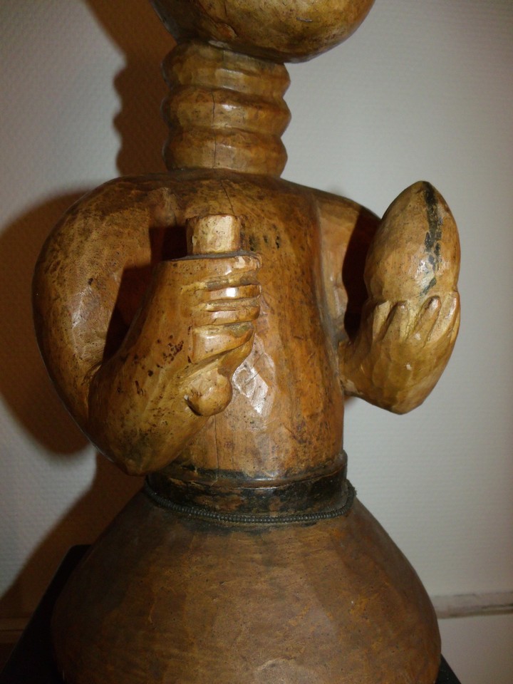 RARE LARGE ASHANTI SHRINE FIGURE COLLECTORS ITEM FANTI EWE GHANA RITUAL ...