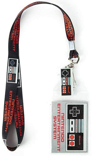 Nintendo Controller Lanyard with ID Holder & Charm New | eBay