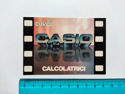 Casio Calculator Sticker Autocollant Aufkleber 80s Original | eBay