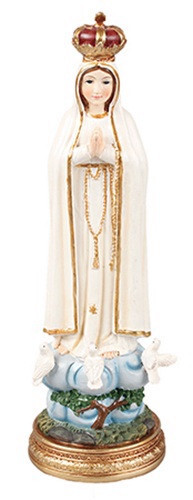 Our Lady of Fatima Statue 5 inch ornament resin figurine 12.5cm ...