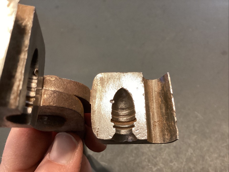 RARE CIVIL WAR RINGTAIL SHARPS CONFEDERATE BULLET MOLD .52 CAL CALIBER ...