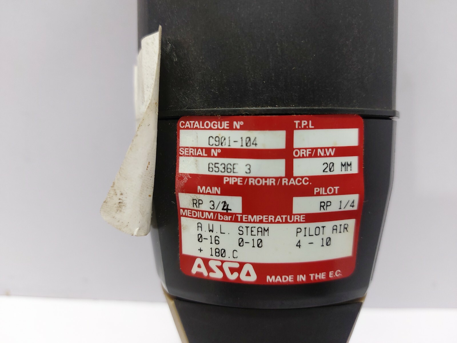 Asco C901-104 Primer Line Valve Joucomatic | eBay
