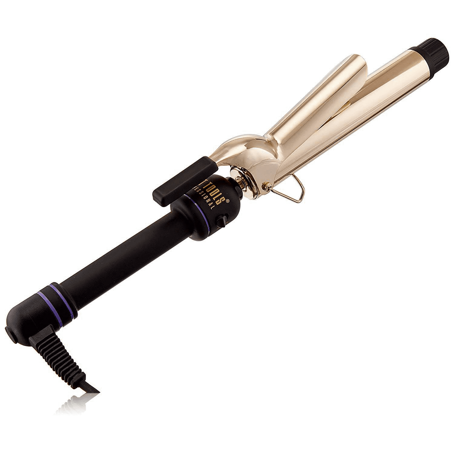 Hot Tools HT1110XL Professional Black Gold 1 1/4" Extra Long Curling ...