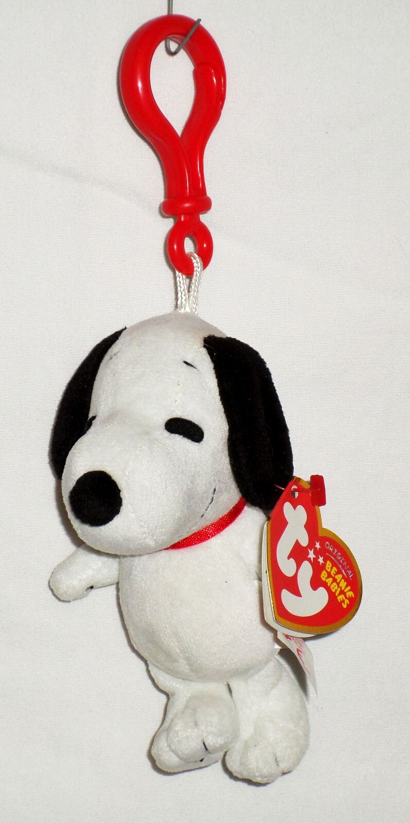 Ty Beanie Babies - SNOOPY the Dog (Peanuts - 4.5" Plastic Key Clip ...