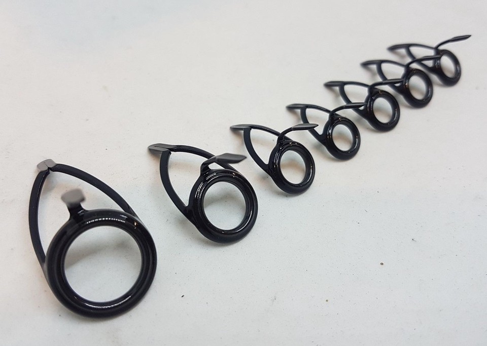 Fuji Alconite K Guide Set BKWAG 8, 8, 8, 8, 10, 12, 16, (Custom Rod ...