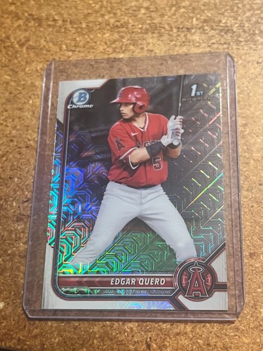 2022 Bowman Chrome Baseball 1st Bowman Card Mojo Refractor # BCP-123 ...