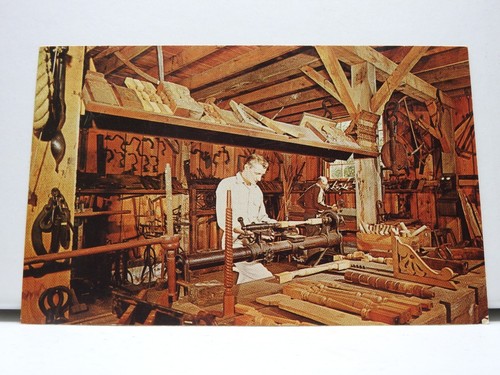 Gastrow Carpenter Shop Stonfield Wisconsin Chrome Postcard C509 | eBay