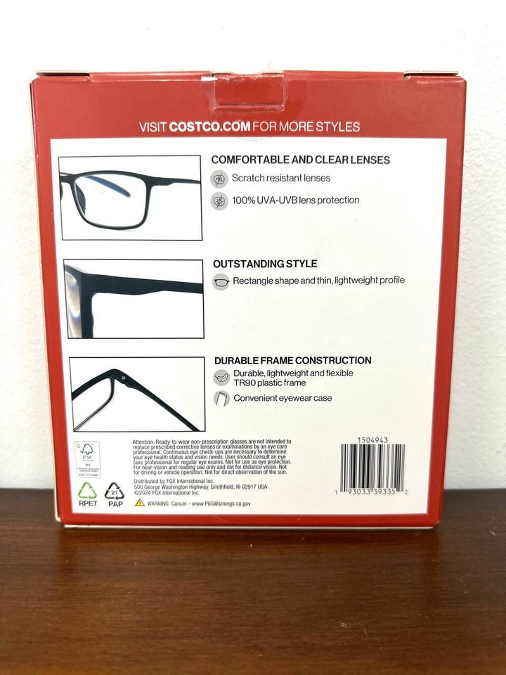 Design Optics by Foster Grant CLASSIC Reading Glasses 3PK. VARIETY | eBay