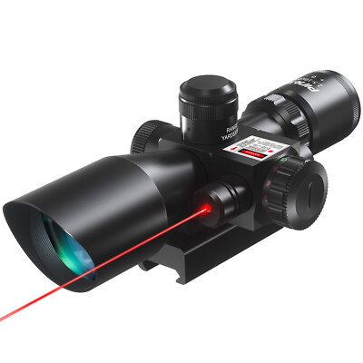 2.5-10x40 Tactical Rifle Scope Red&Green Mil-dot illuminated w/ Red ...