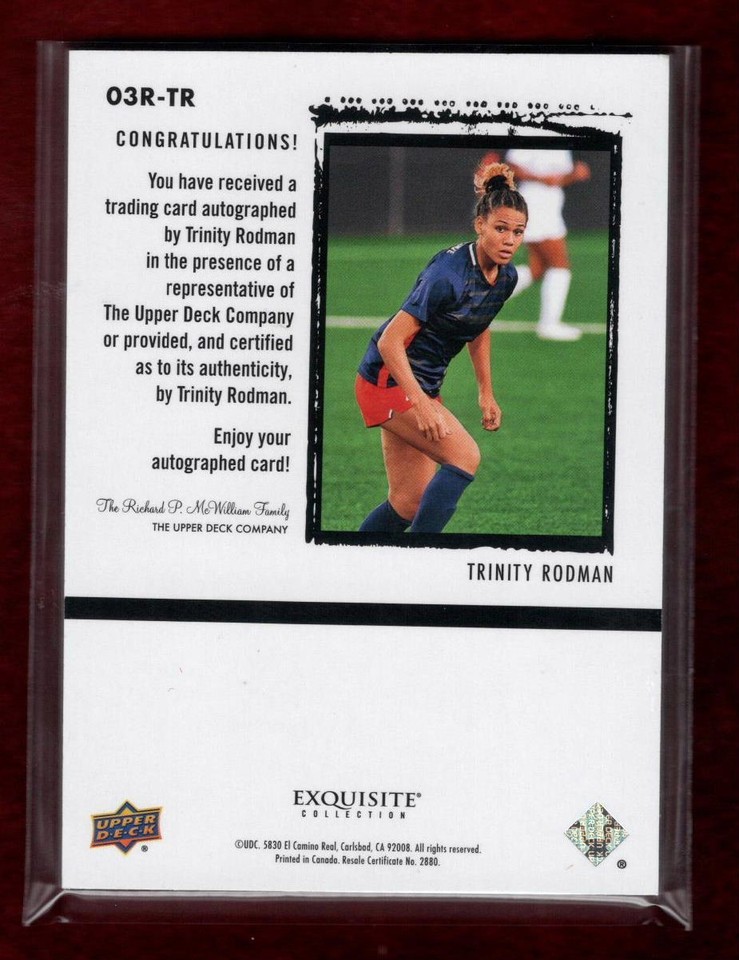 TRINITY RODMAN 2025 GOODWIN CHAMPIONS EXQUISITE ROOKIE AUTO 38/49 ...