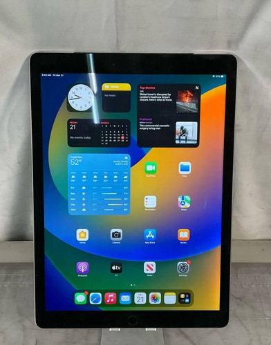 Apple iPad Pro A1652 12.9” 128GB Wi-Fi + Verizon 52.0 Cellular Tablet ...