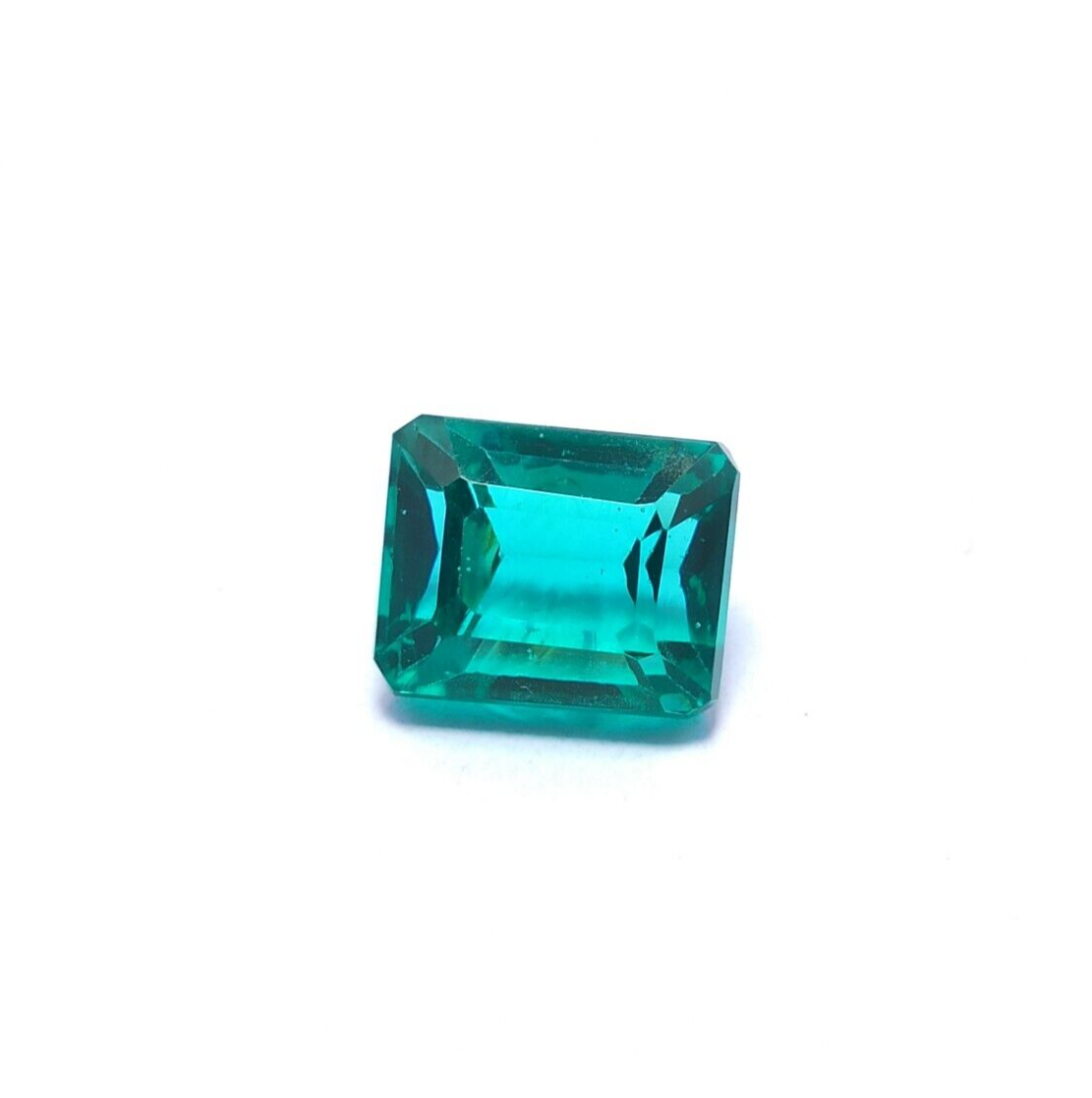 Emerald Jade Color Faceted Octagon Shape 9.20 Carat Faceted 9x11x7 mm ...