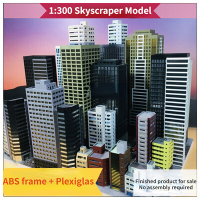 Diorama 1:300 Building Model High-rise Skyscraper Scene Architectural ...