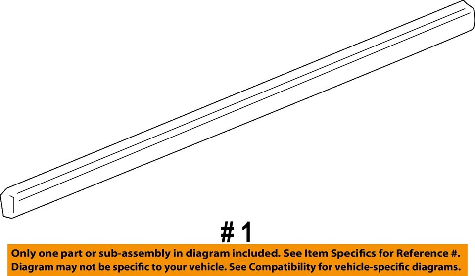 GM OEM 14-19 Sierra 1500 Front Door Exterior Trim-Belt Molding 84025010 ...