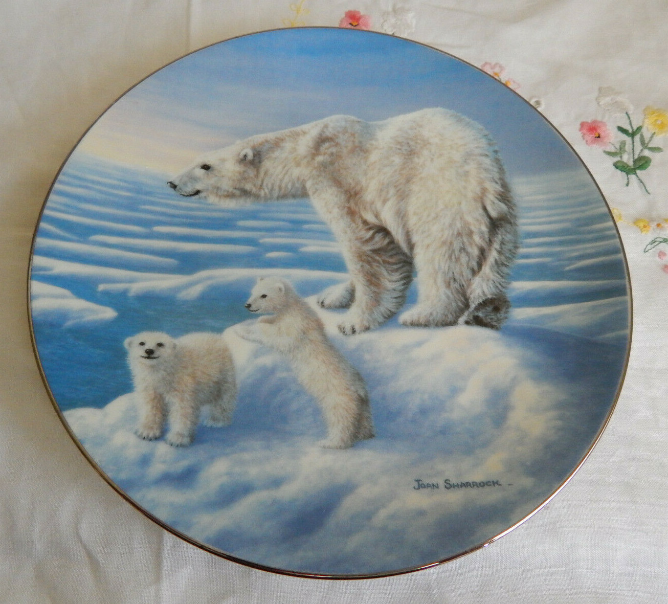 KINGS OF THE HILL PLATE TREASURES OF THE ARCTIC JOAN SHARROCK 8 1/2" | eBay