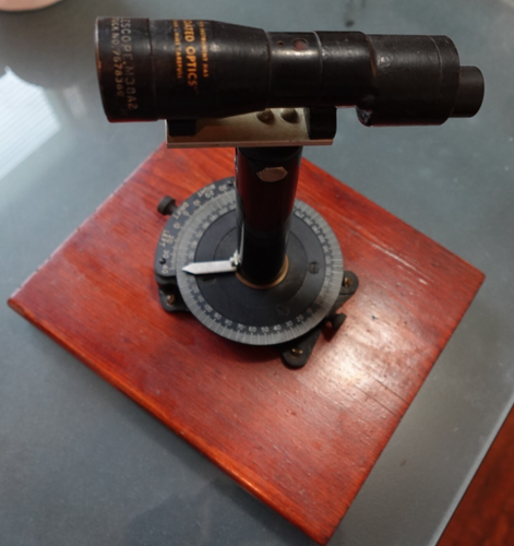 Telescope M38A2 with wood base, Rotating Degree Sighting Scope | eBay