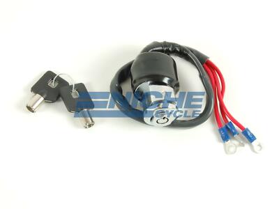 Harley Davidson Style XL FX Round Barrel Key 3 Wire Ignition Switch | eBay