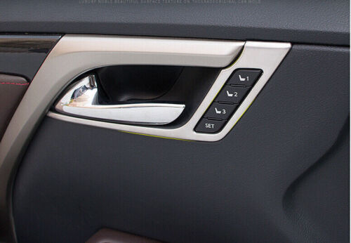 Steel Silver Interior Door Lock Switch Frame 4pcs For Lexus RX350 450h ...