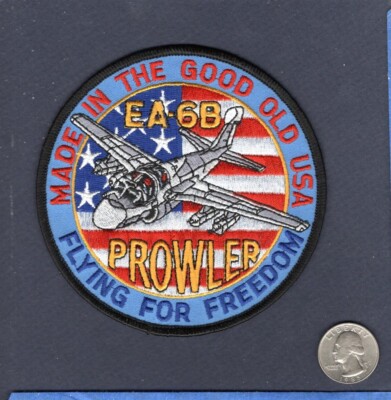 EA-6B PROWLER US NAVY VAQ USMC VMAQ Grumman Squadron Aircraft Patch FFF | eBay