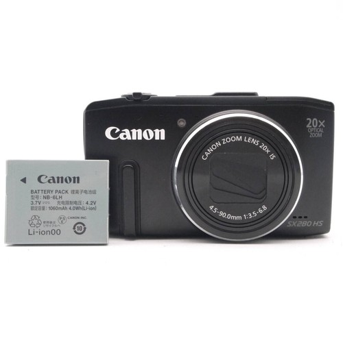 [Mint] Canon Powershot SX280 HS Black 12.1MP 20x Zoom Digital Camera W ...