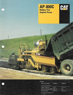 Manuals & Brochures - Asphalt Paver