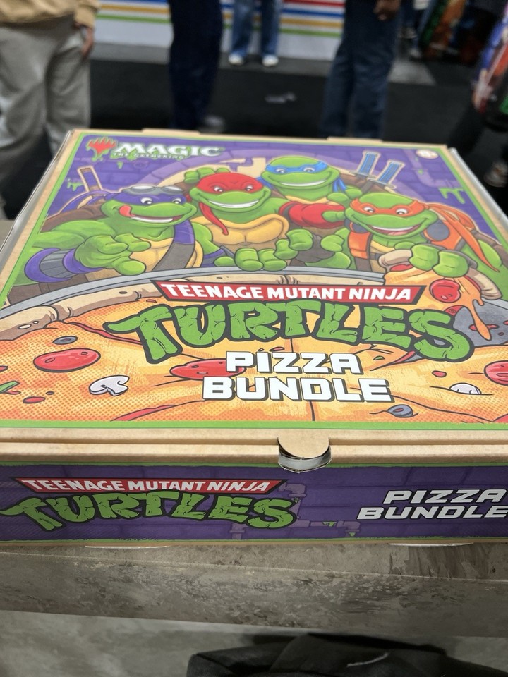 TMNT Pizza Box Bundle NYCC 2025 Promo MTG Teenage Mutant Ninja Turtles ...