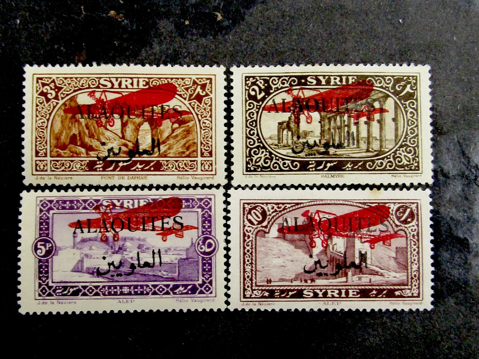 nystamps France Alaouites Stamp # C9-C12 Mint OG H J30y3088 | eBay