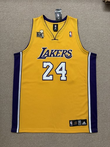 2009 Kobe Bryant Authentic Adidas NBA Champions Lakers Finals Patch ...