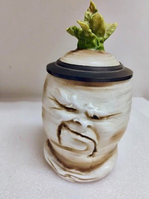Antique Sad Radish Frown German Lidded 7.5" Tall Beer Stein ...