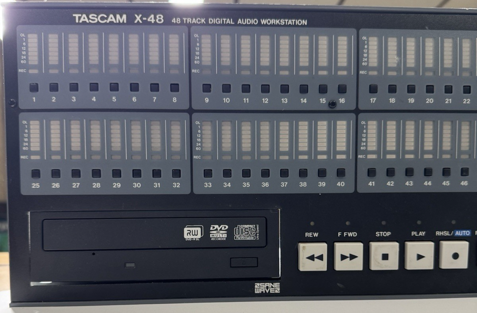 Tascam X-48 Track Digital Audio Workstation Front Panel w/80GB HDD ...