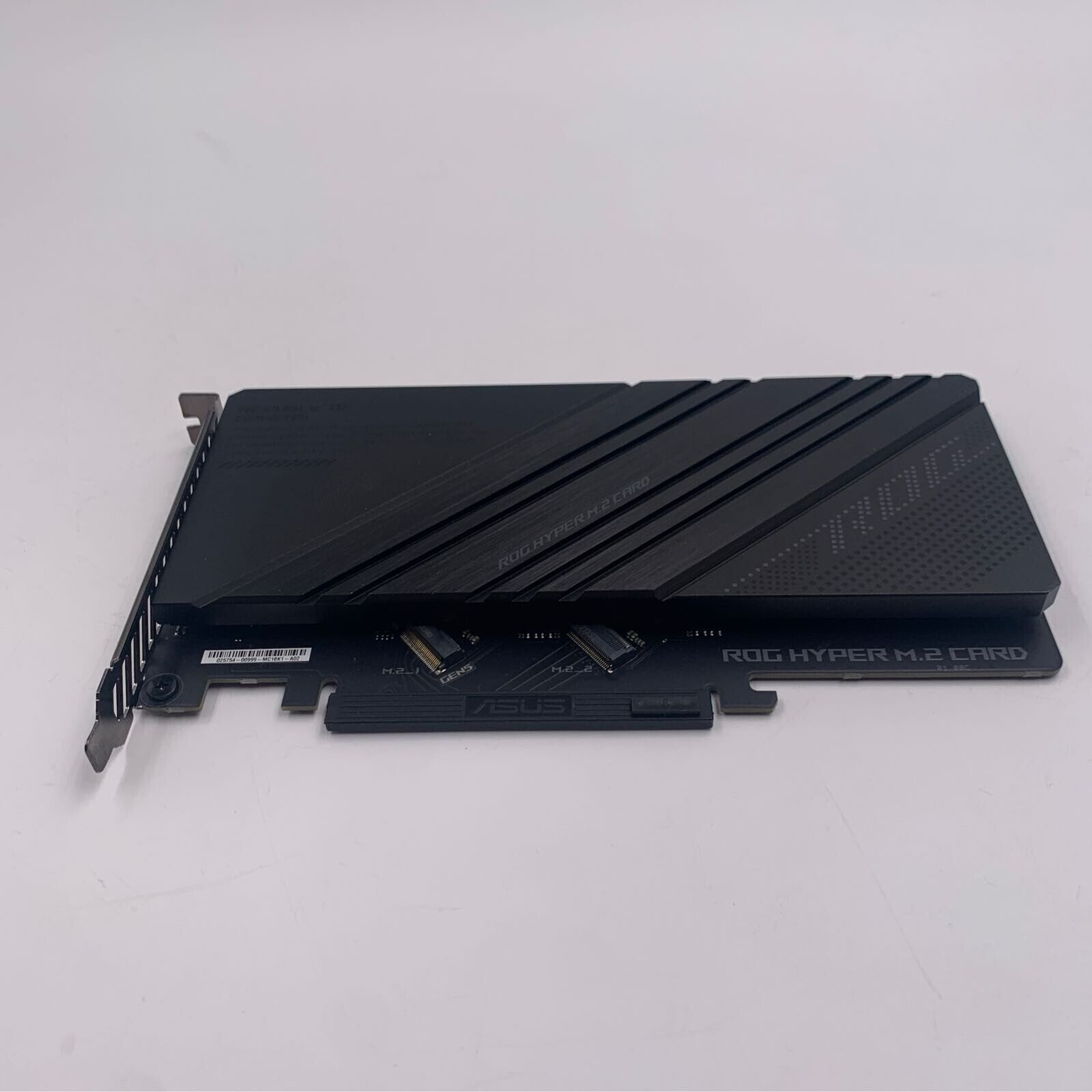 ASUS ROG HYPER M.2 CARD PCIE 2 SLOTS NVME M.2 SSD EXPANSION CARD | eBay