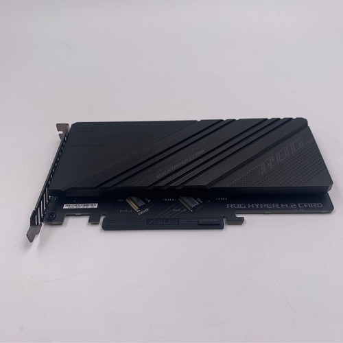 ASUS ROG HYPER M.2 CARD PCIE 2 SLOTS NVME M.2 SSD EXPANSION CARD | eBay