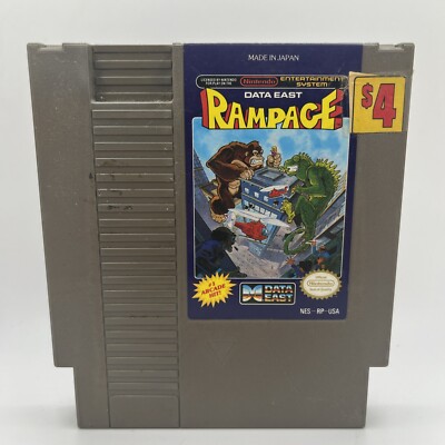 Rampage Nintendo NES Authentic, Cleaned, & Tested 13252002111 | eBay