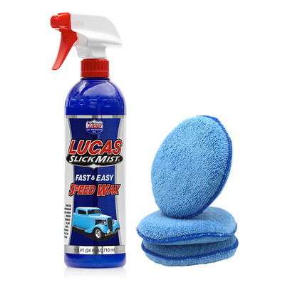 Lucas Slick Mist Fast & Easy Speed Wax Instant Car Polish + 3 ...