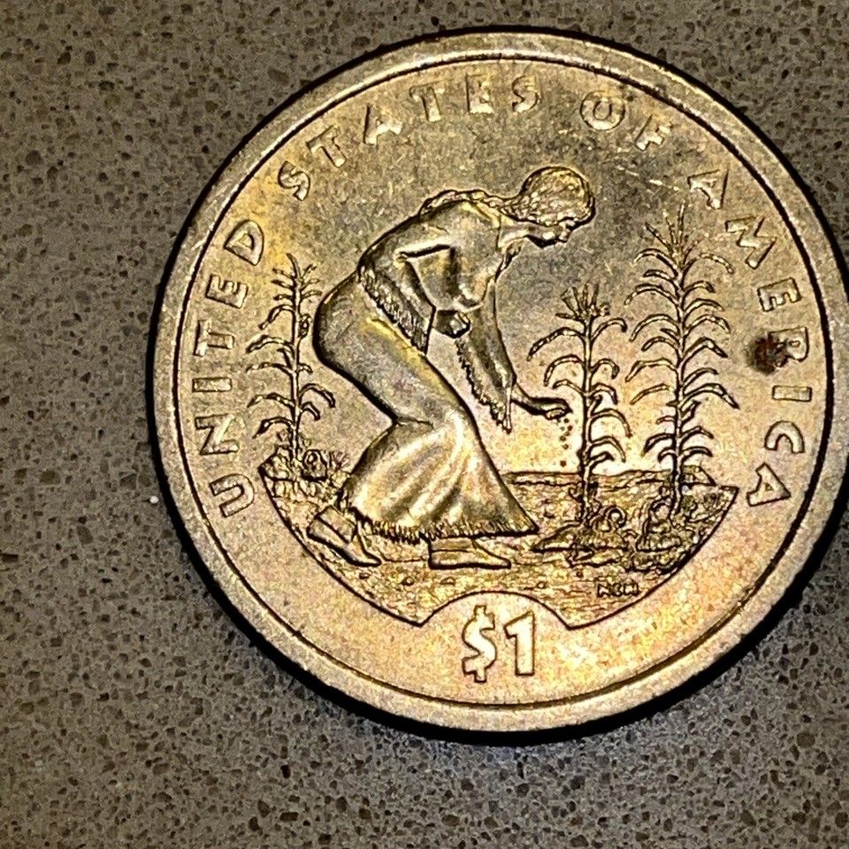 SACAGAWEA DOLLAR COIN (Planting Corn) No Year, No Mint. | eBay