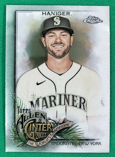 2022 Topps Allen & Ginter Chrome #72 MITCH HANIGER Seattle Mariners ...
