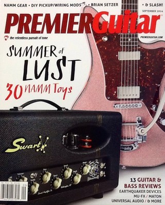 PREMIER GUITAR SEPT 2014 Guitar Bass Reviews Namm Toys Setzer FREE ...