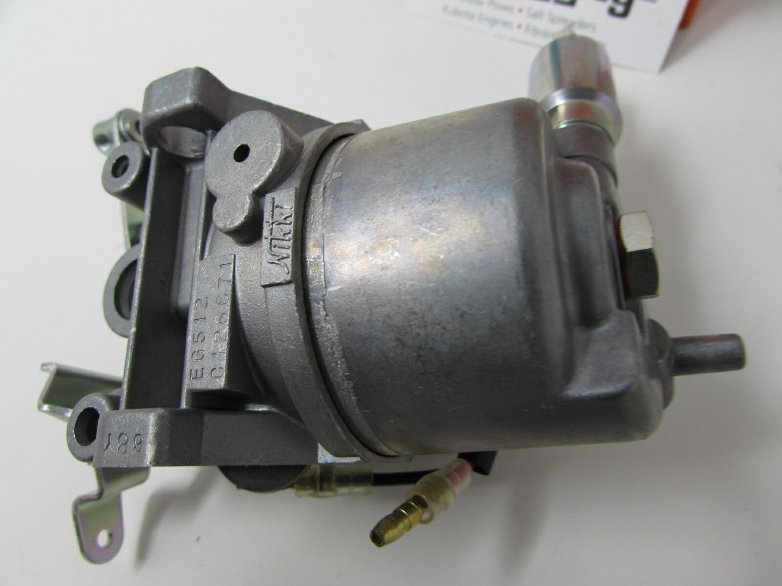 GENUINE KUBOTA ENGINE CARB CARBURETOR WG972 PART # EG512-44010 EG512 ...
