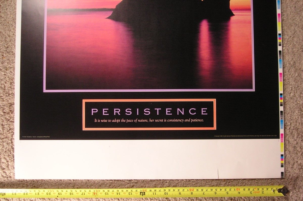 Persistence Poster Motivational