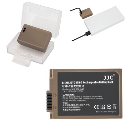 JJC Battery With USB Cable For Nikon Z30 Z50 Zfc Camera Replaces EN ...