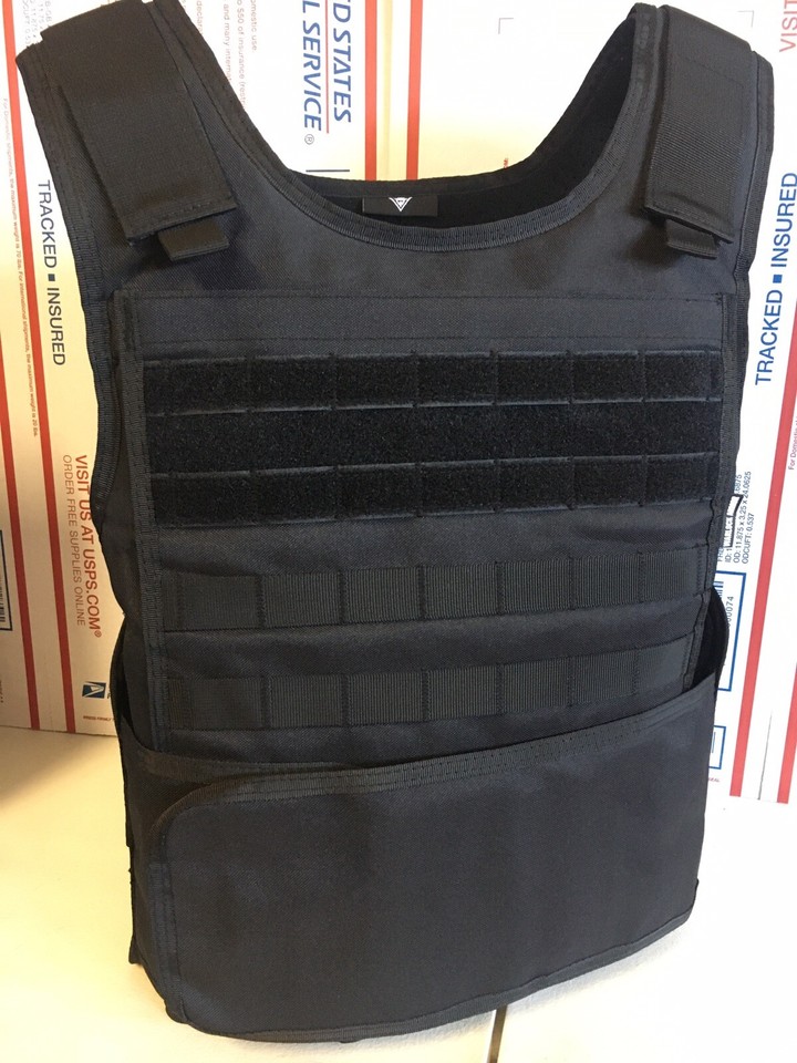 BULLETPROOF Carrier Vest Free Made With Kevlar Plates 3a M L Xl Xxl 3xl ...