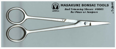 MASAKUNI Bonsai Tool [No.8005] Bud Trimming Shears Pines and Juniper ...